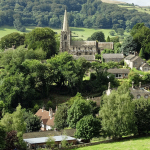 UK-Images - The Village of Hathersage in Derbyshire
